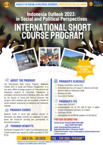 International Short Course Program - Fakultas Ilmu Sosial & Ilmu Politik
