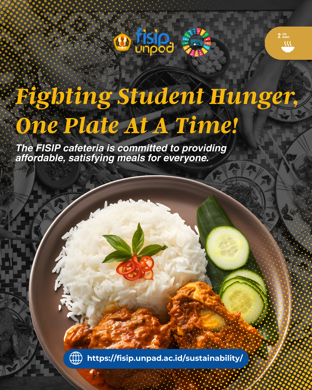 The Faculty of Social and Political Sciences (FISIP) cafeteria ...